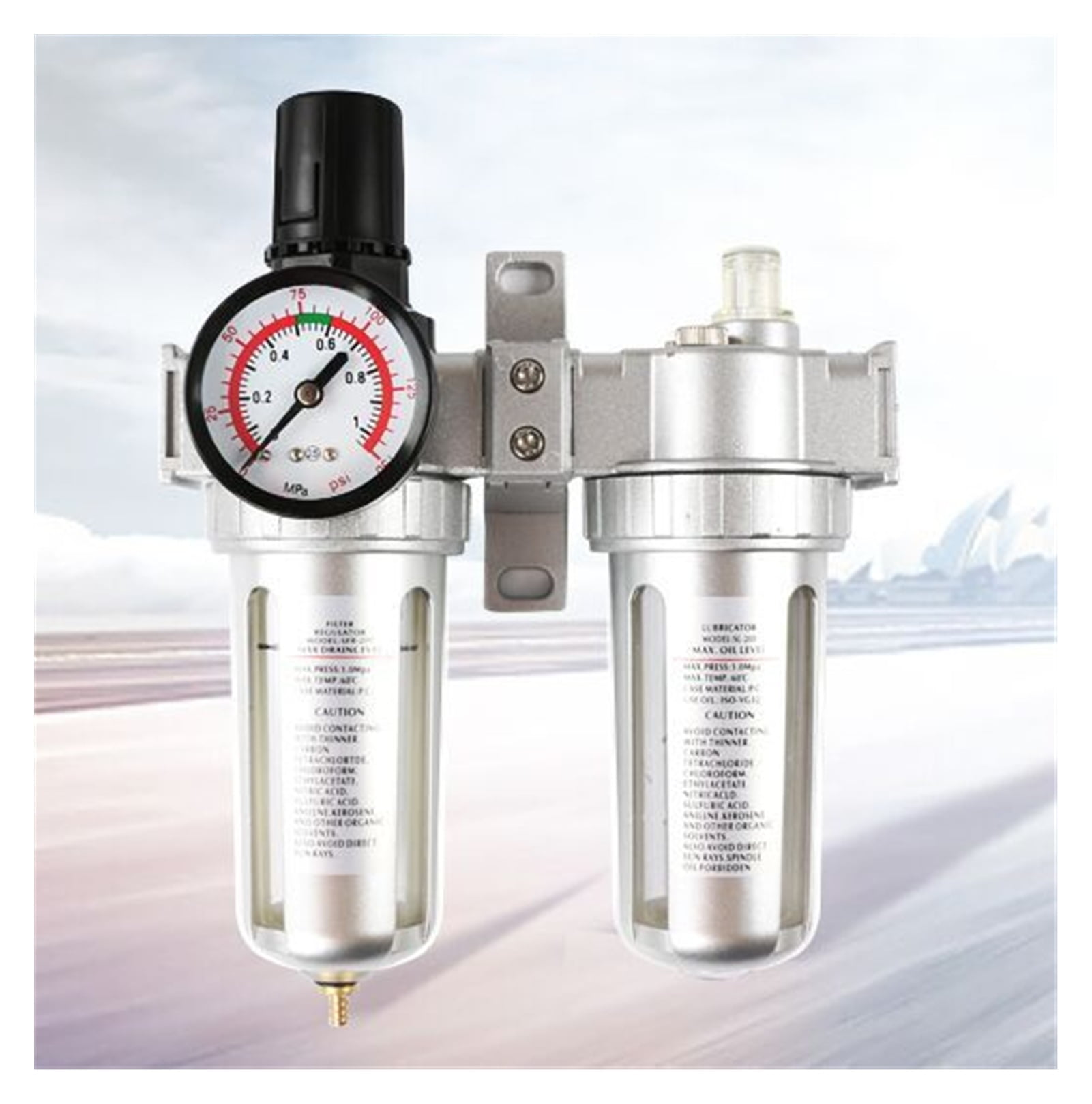 Combination Lubricator Air Filter,Gas Source Treatment Oil Water ...