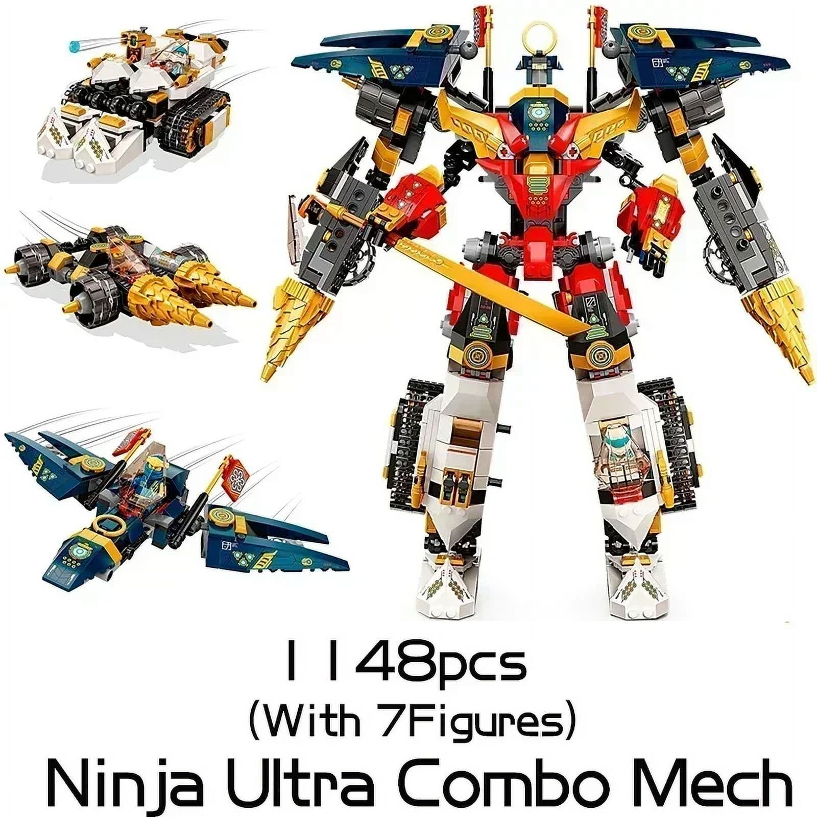 Combination Mech Model MOC Building Block Bricks Ninja Toys Compatitle ...