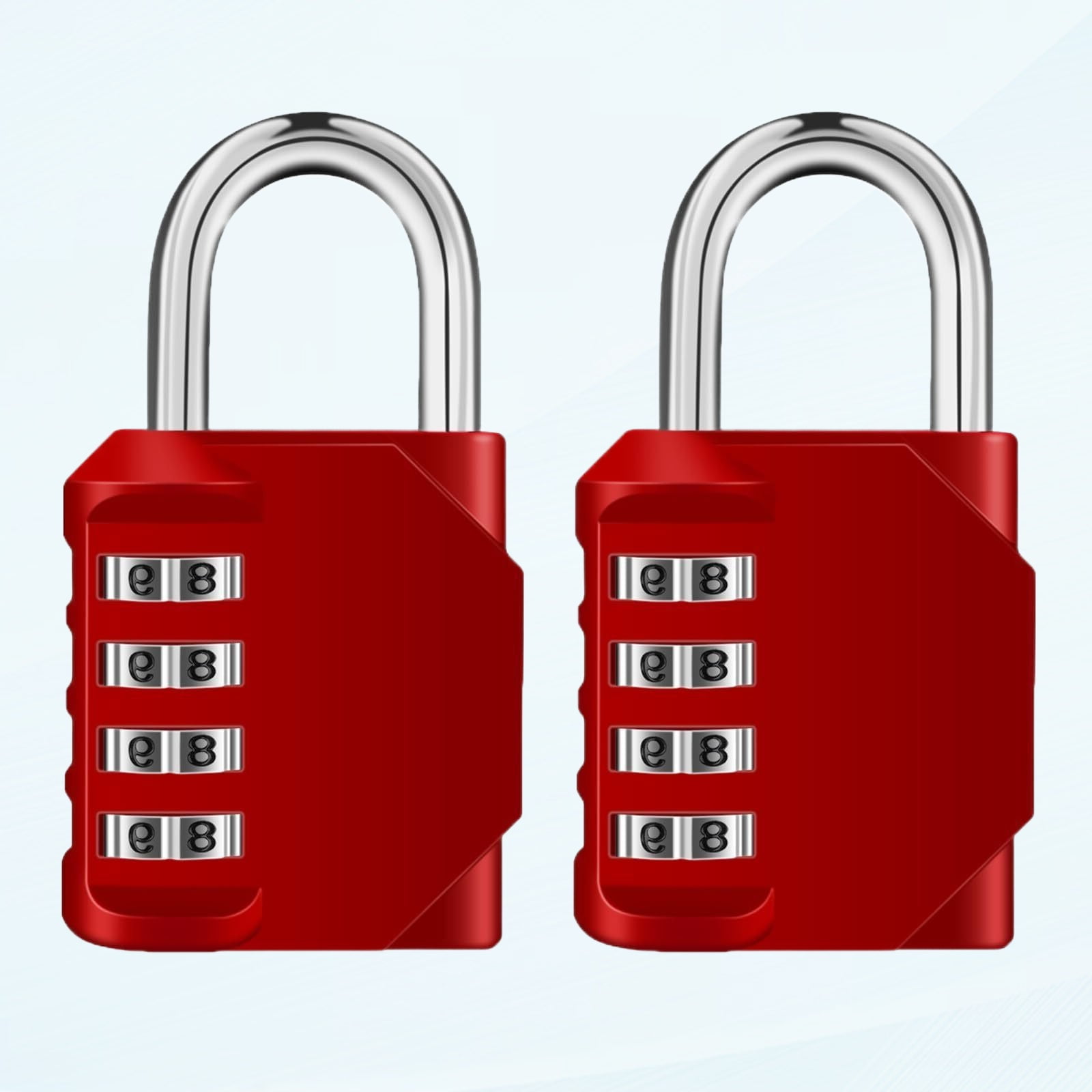 Combination Padlock, 4 Digit Code, Suitable for Gym Lock, School Lock ...