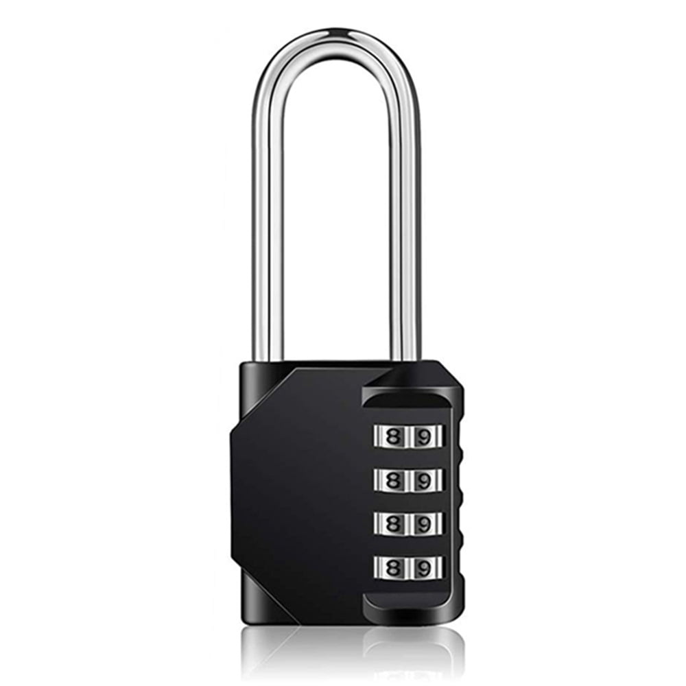 Combination Padlock, 4 Digit Locker Lock Weatherproof Lock Outdoor ...