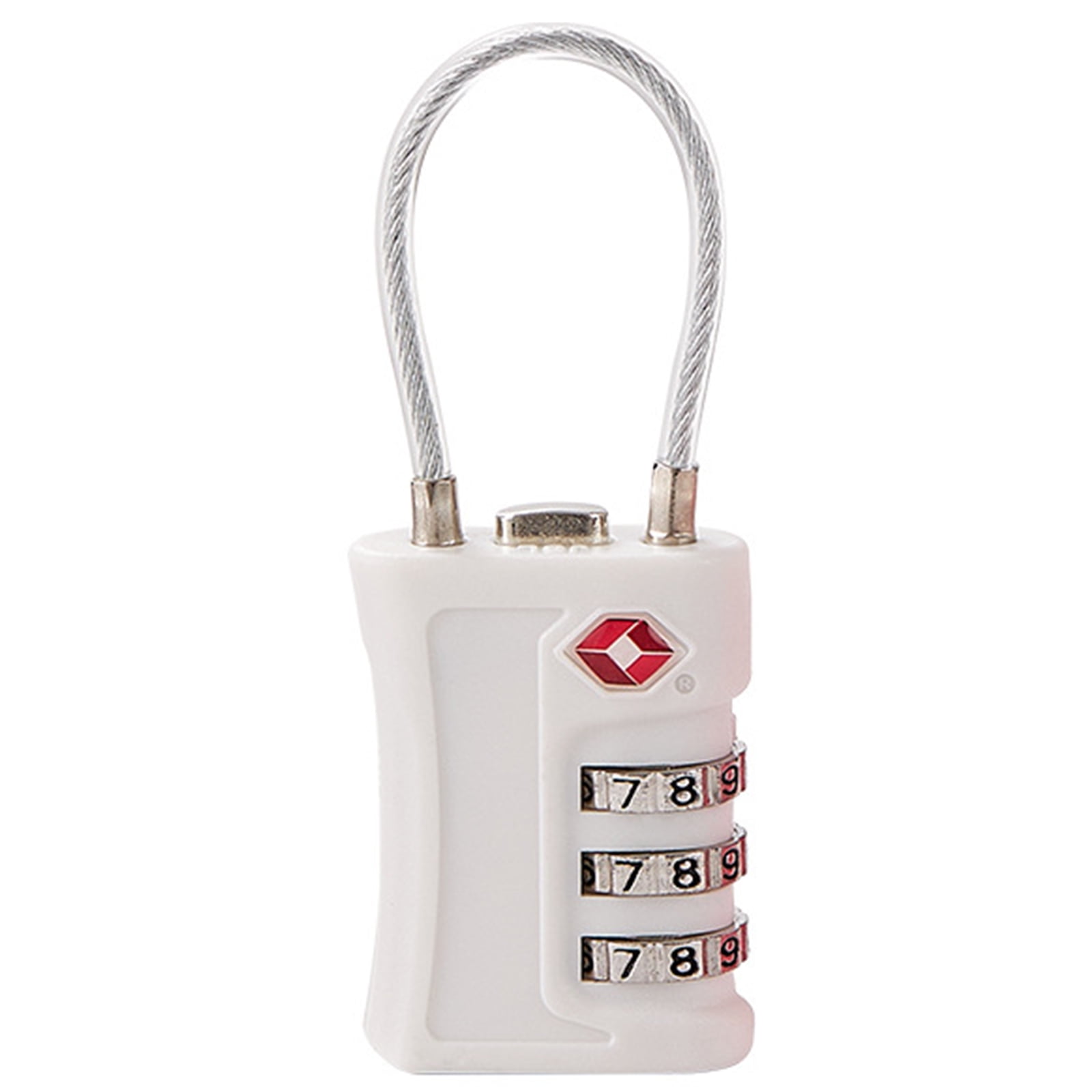 Combination Padlock Keyless Easy to Read 3 Digit Combination Lock for ...