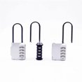 Combination Padlock Outdoor 4 Digit Long Shackle Waterproof Password ...