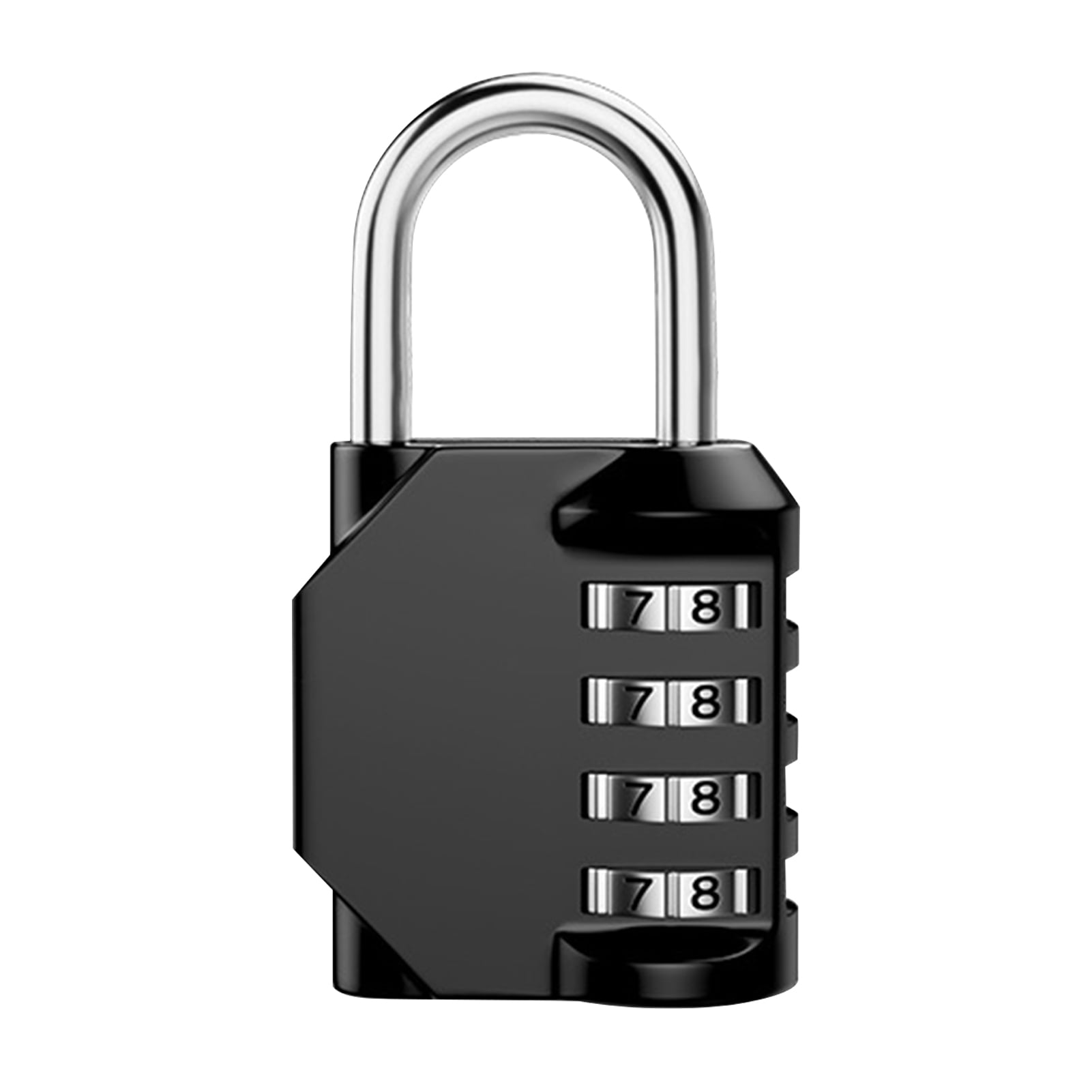 Combination Padlock, Outdoor Gate Combo Lock, Resettable 4 Digit ...