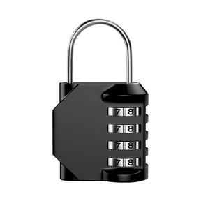 AMIR Long Shank Padlock, 4-Digit Resettable Combination Lock, Weather ...