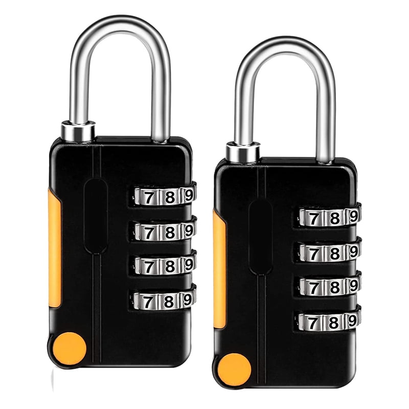 Combination Padlock, 2 Pack Small Waterproof Padlocks for School Gym ...