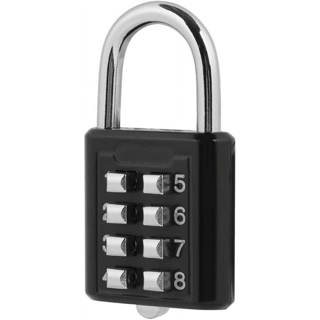 Combination Password Lock, Padlock 8 Digit Combination Lock ...