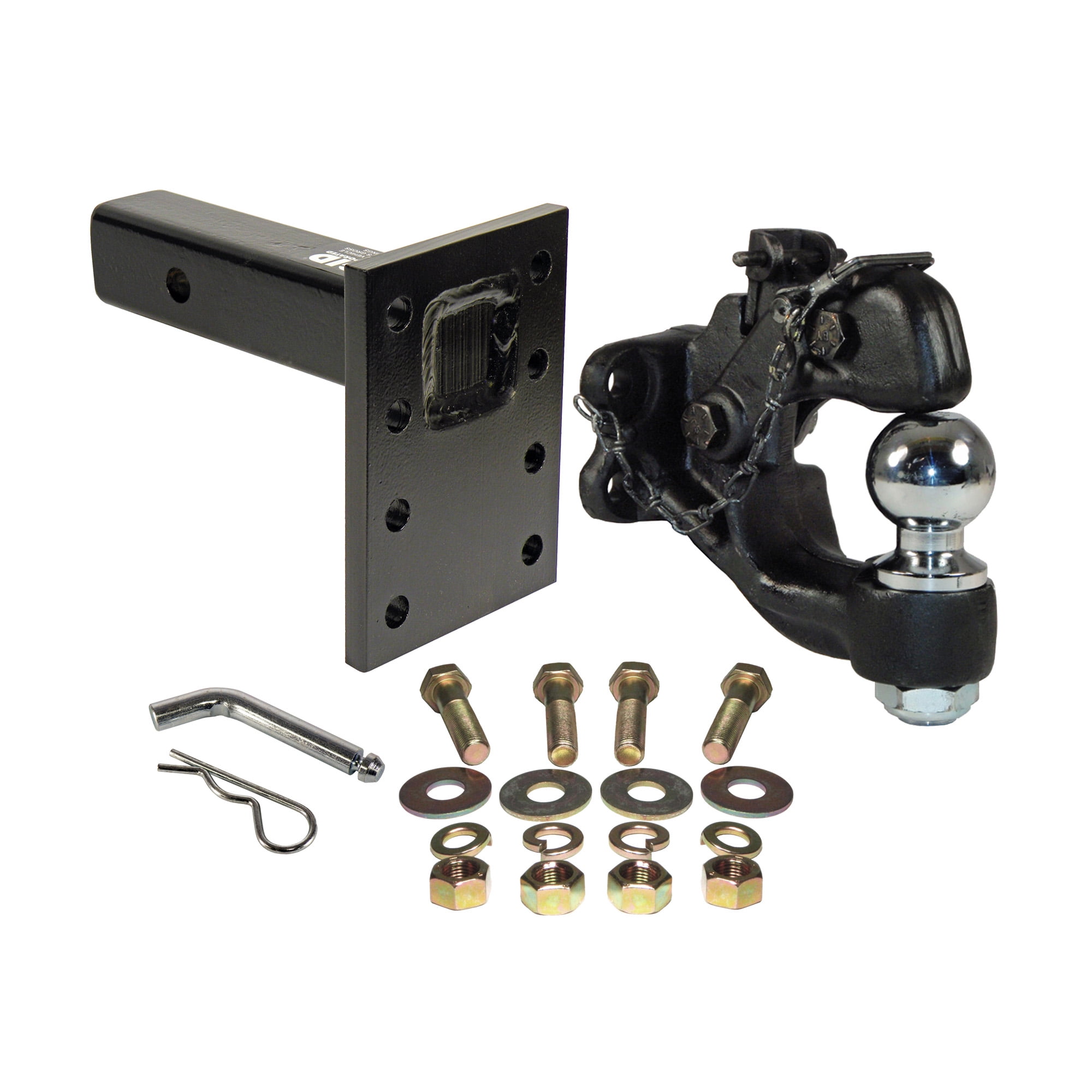 Combination Pintle Hook w/ 2-5/16" Ball, 10 Ton Capacity, Mounting ...