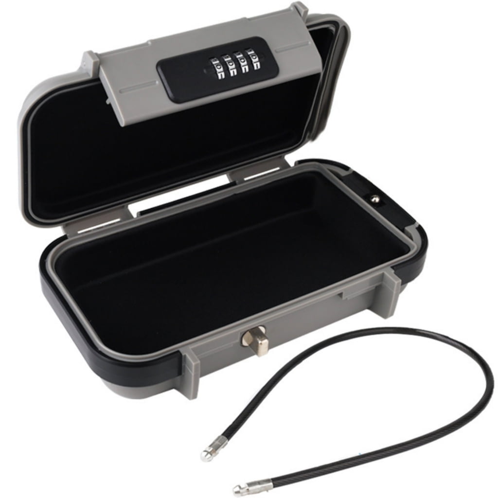 Combination Security Case Lock Box Travel Safe Box Portable Lock Box ...