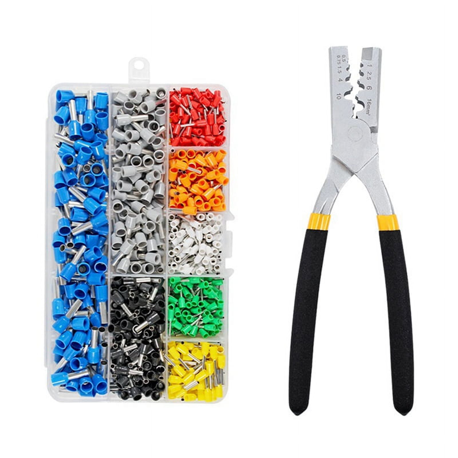Combination Set of Crimping Pliers PZ0.5-16 Tube Crimping Pliers with 800 Pieces of VE Pin ...