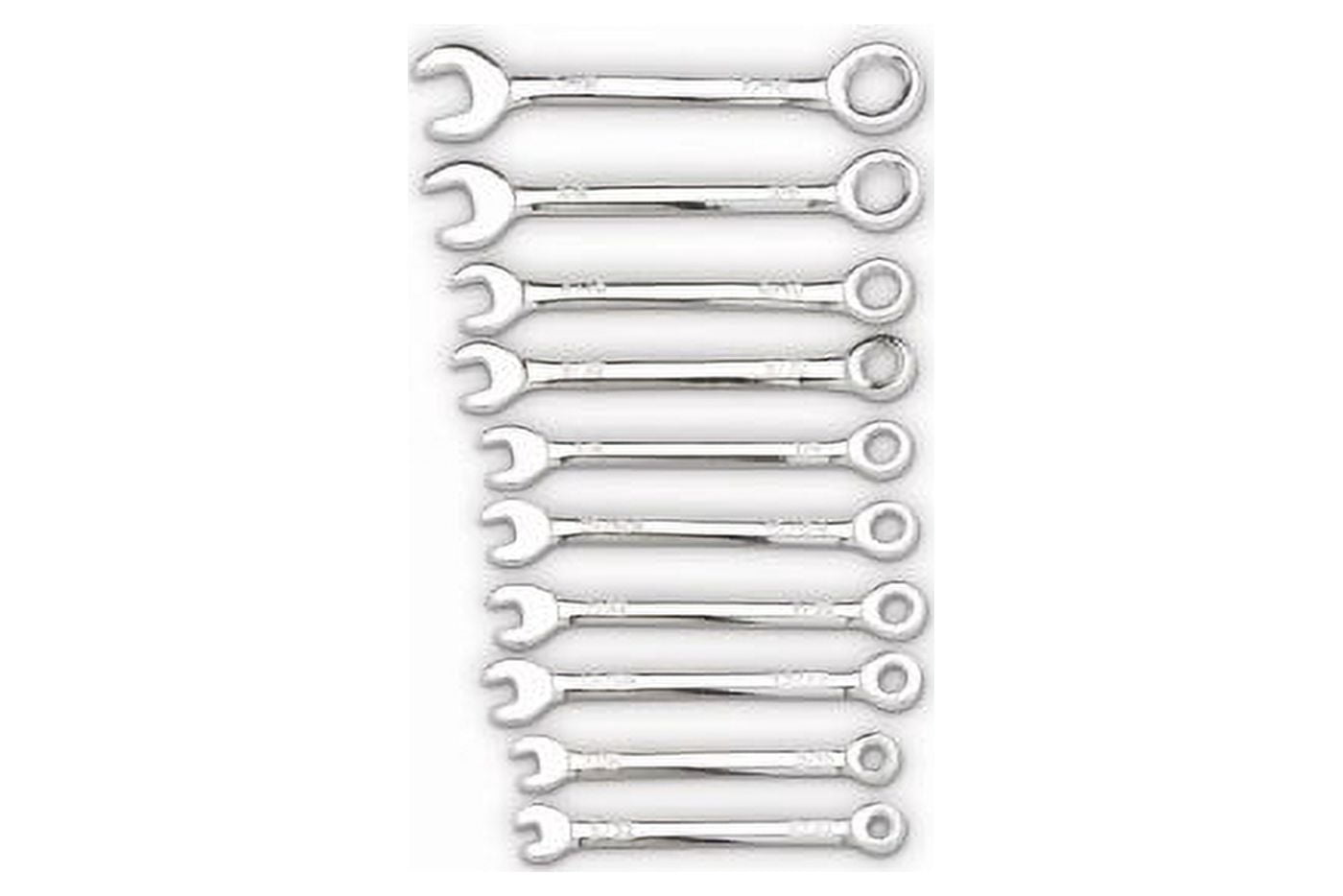 Combination Wrench 10 Piece Set - Mini SAE Full Polish Cougar Pro - 5/ ...