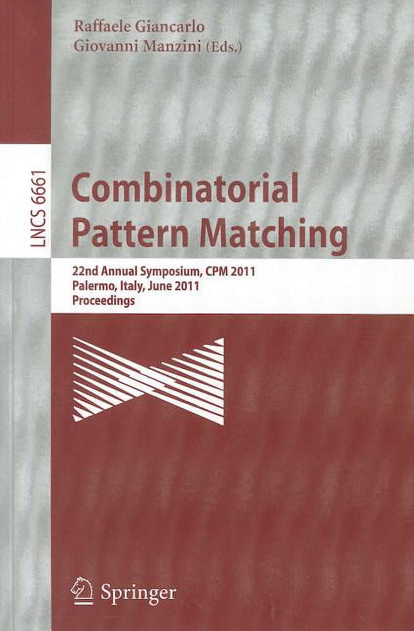 Combinatorial Pattern Matching: 22nd Annual Symposium, CPM 2011, Palermo, Italy, June 27-29 ...