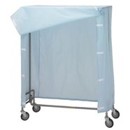 Triple Easy Access Hamper with Foot Pedal, Blue, Mauve & White ...