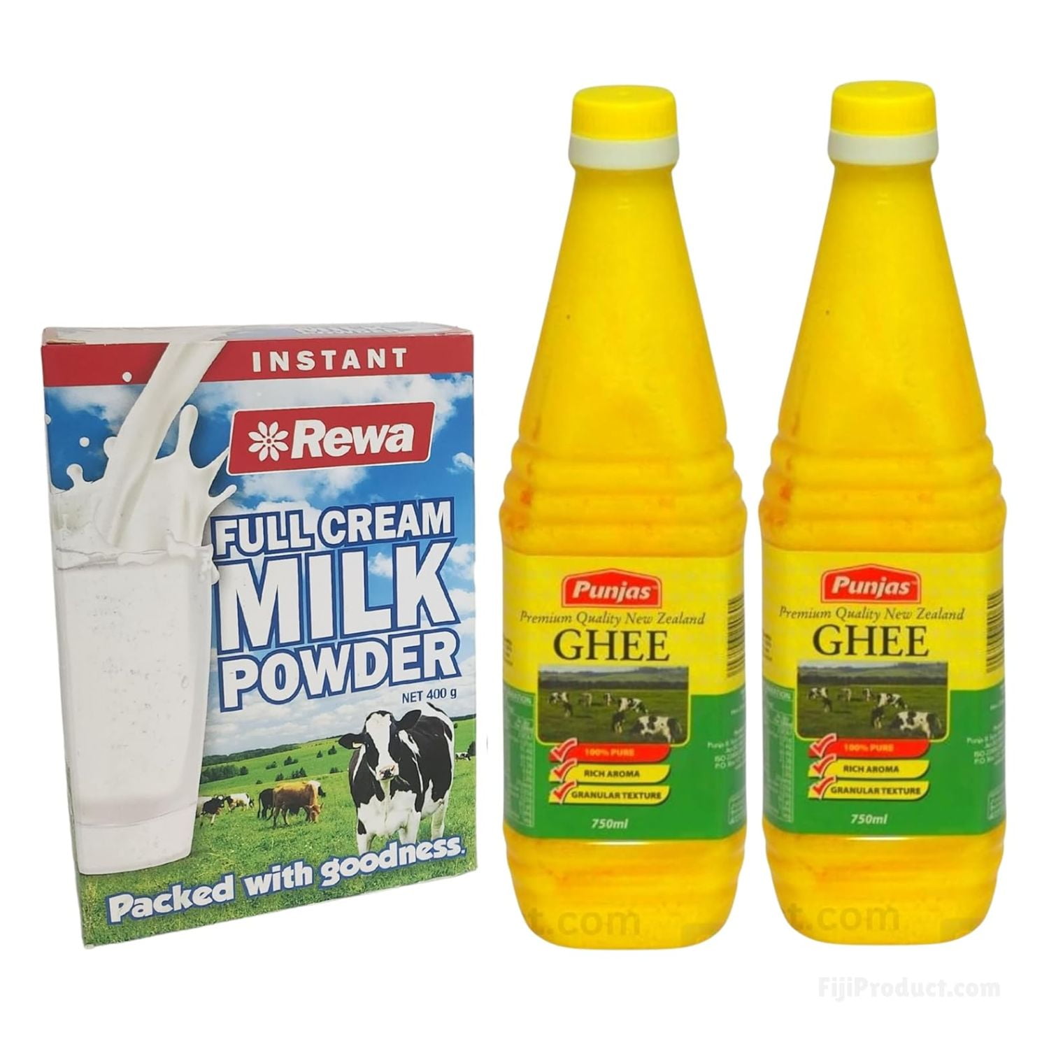 Combo Deal - Instant Full Cream DRY Milk Powder, Zealand GHEE (Value ...