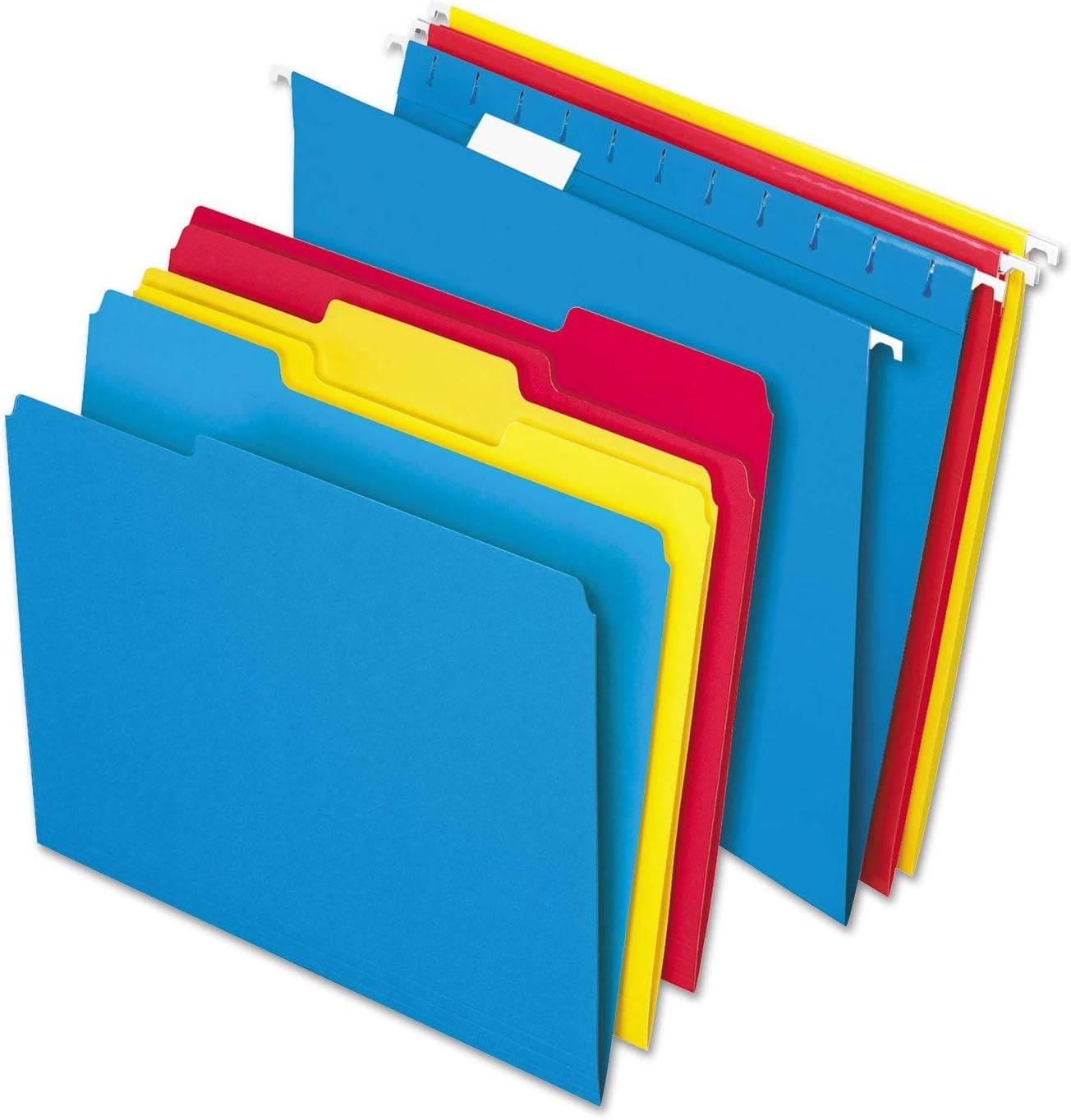 Combo Filing Kit with 12 Interior File Folders and 12 Hanging Folders ...