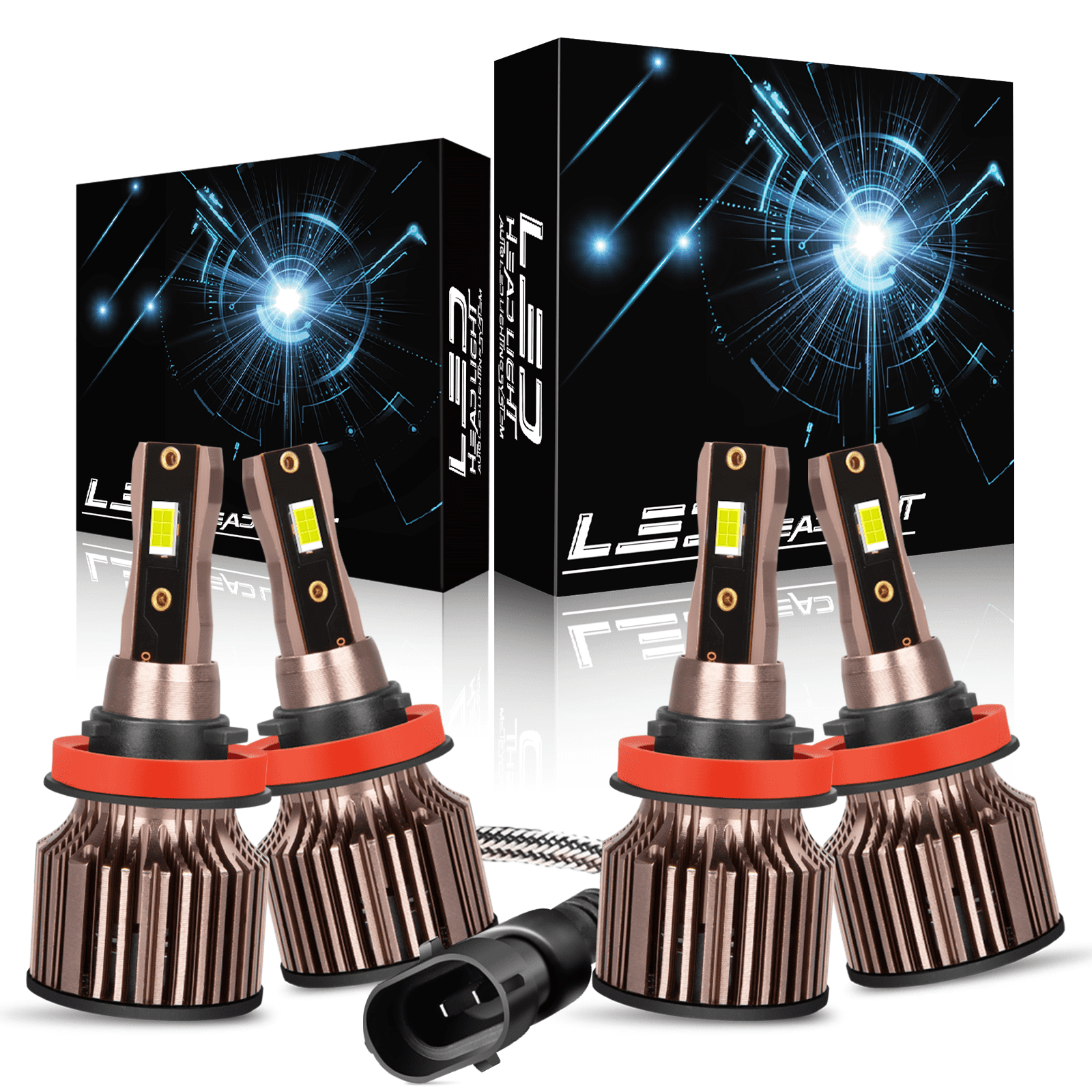 Combo LED Headlight Bulbs for Nissan Altima 2007-2018 H9 High H11 Low ...