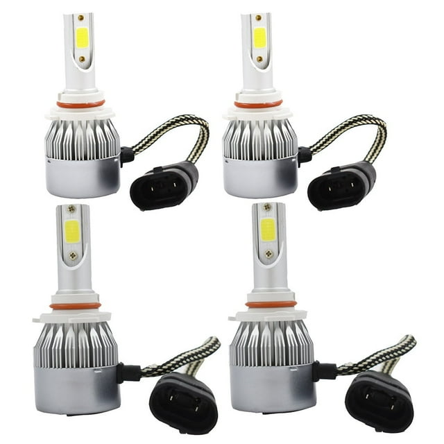 Combo LED Headlights 9005 9006 6000K High Low Lights Beam Bulbs Lamps ...