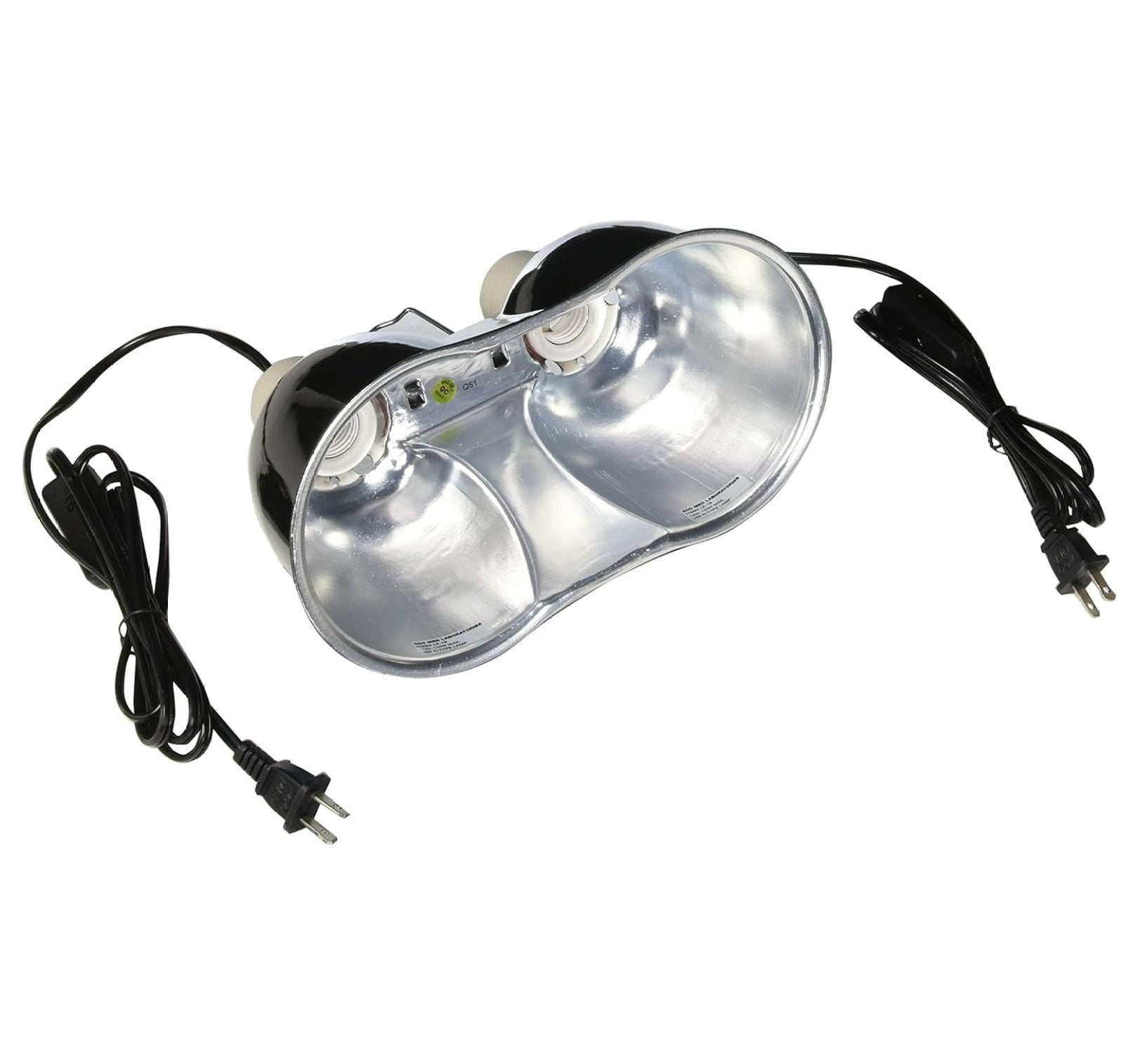 Combo Mini Deep Dome Clamp Lamp Fixture 2 x 5-1/2 Inch Deep Domes ...