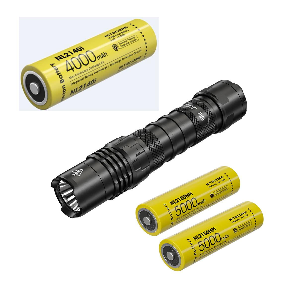 Combo: NITECORE P10i Type-C RECHARGEABLE ULTRA COMPACT FLASHLIGHT ...