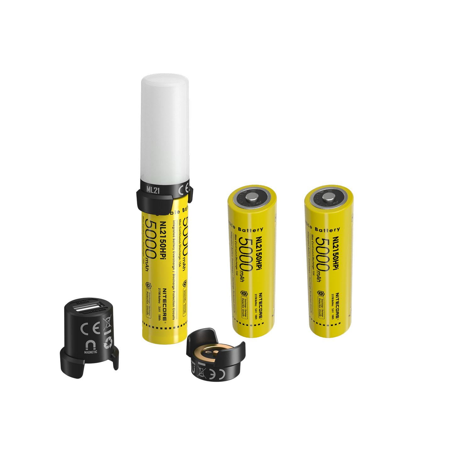 Combo: Nitecore 21700 Intelligent Battery System MPB21 KIT: 3-in-1 ...