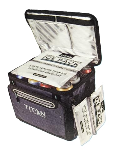 Combo Pack - High Performance Ice Packs for Long-Lasting Cooling, 4 x ...