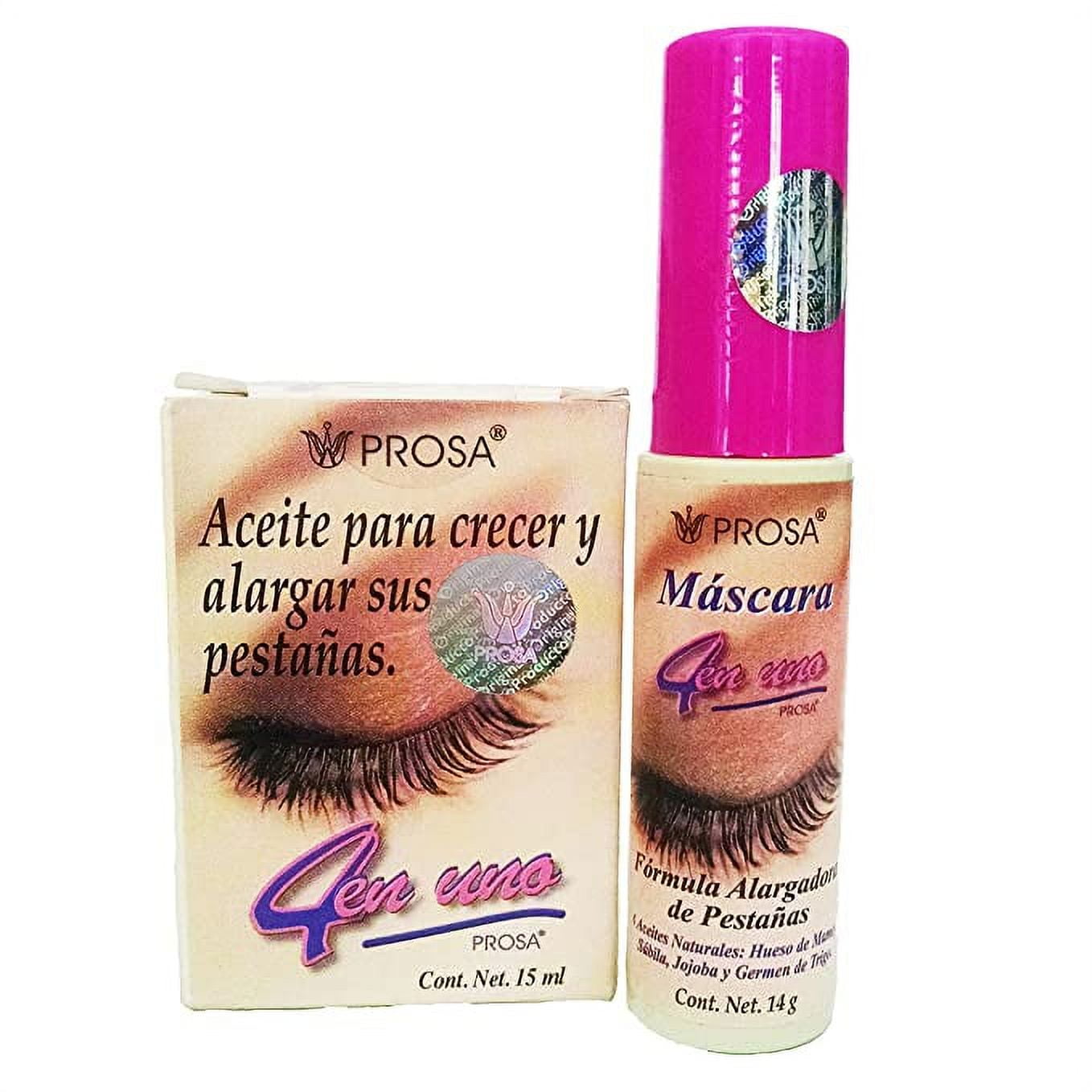 Prosa Mascara Combo Pack with Mamey Oil for Eyelash Enlargement and Growth - Walmart.com