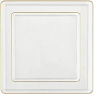 Exquisite Tinted Plastic Wedding Plates, Fancy Disposable Plastic ...