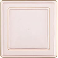 Exquisite Tinted Plastic Wedding Plates, Fancy Disposable Plastic ...