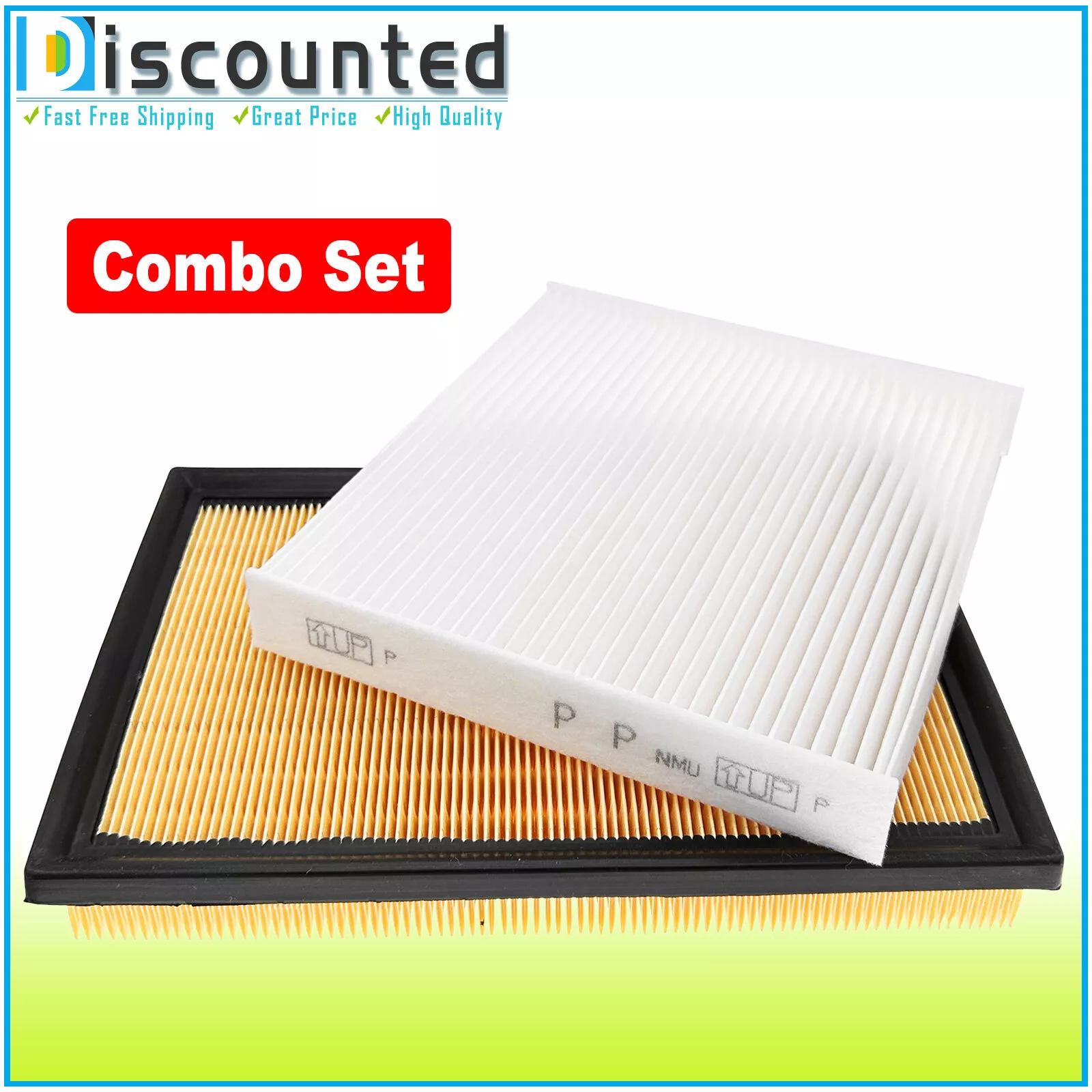 Combo Set Engine & Cabin Air Filter Kit for Toyota RAV4 2013-2018 L4 2 ...