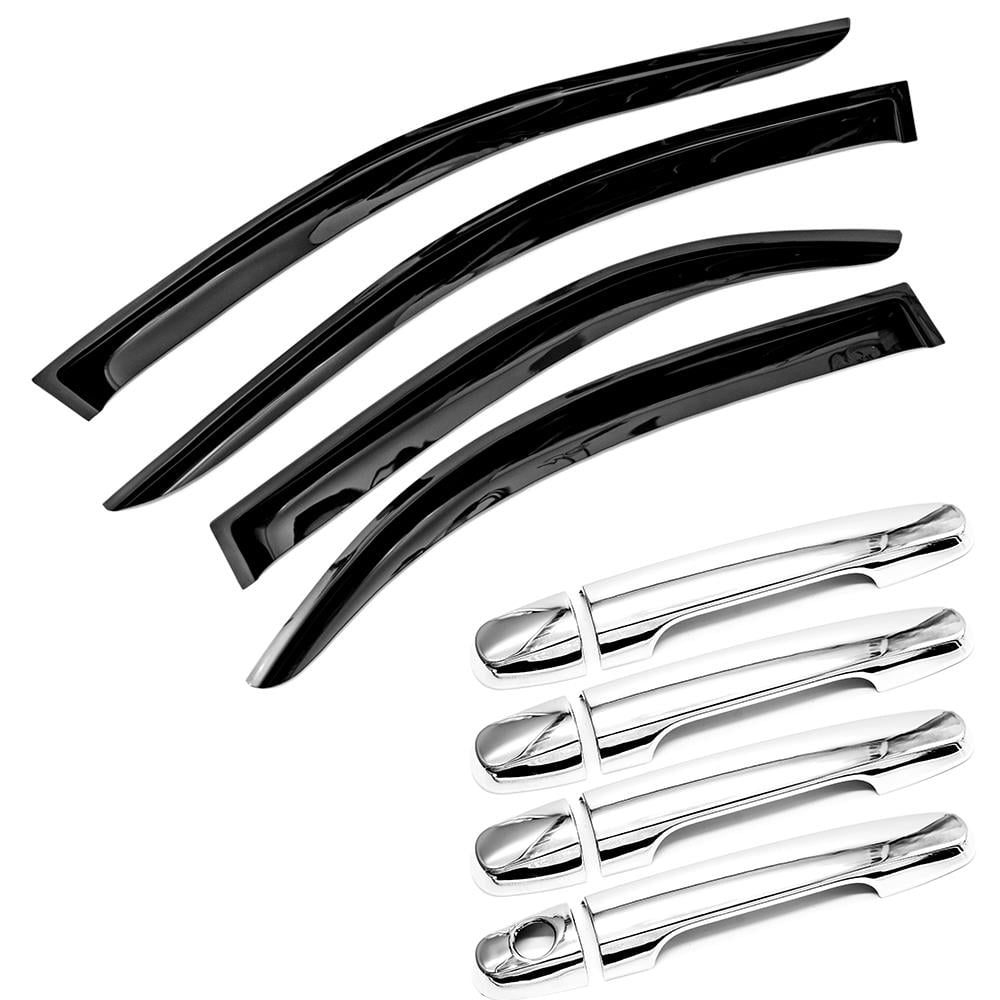 Combo Window Visors+4DR Handle Covers For 2002-2006 Toyota Camry ...