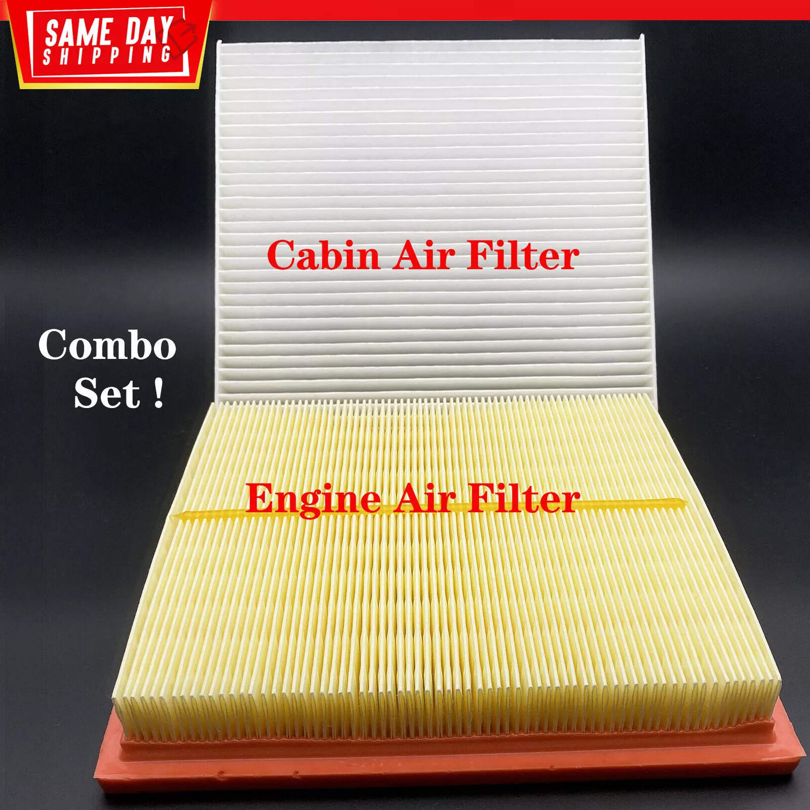 Combo set Engine & Cabin Air Filter for Toyota Prius CT200H 17801-37020 ...