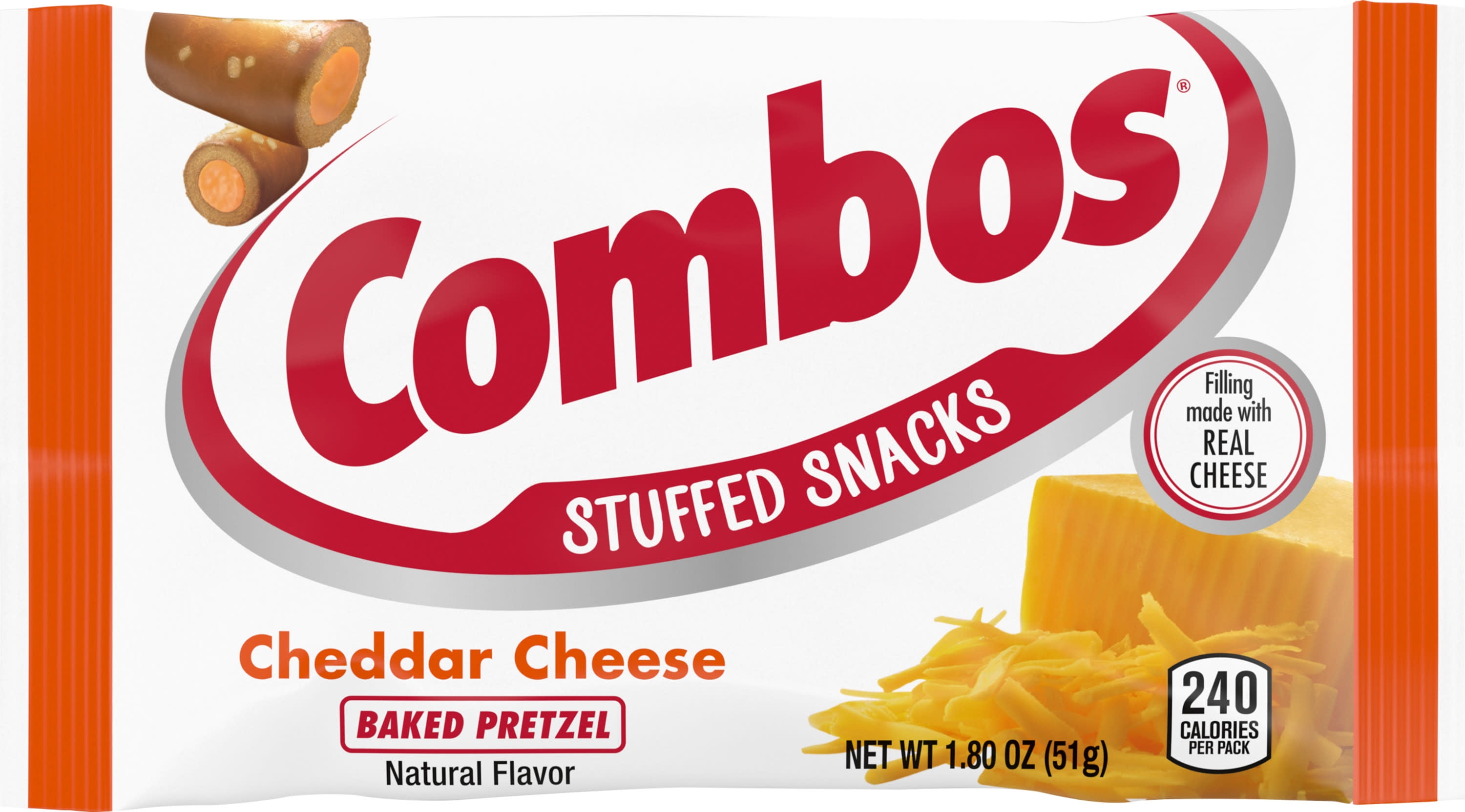 Combos Baked Cheddar Cheese Pretzels, 1.8 Oz. - Walmart.com