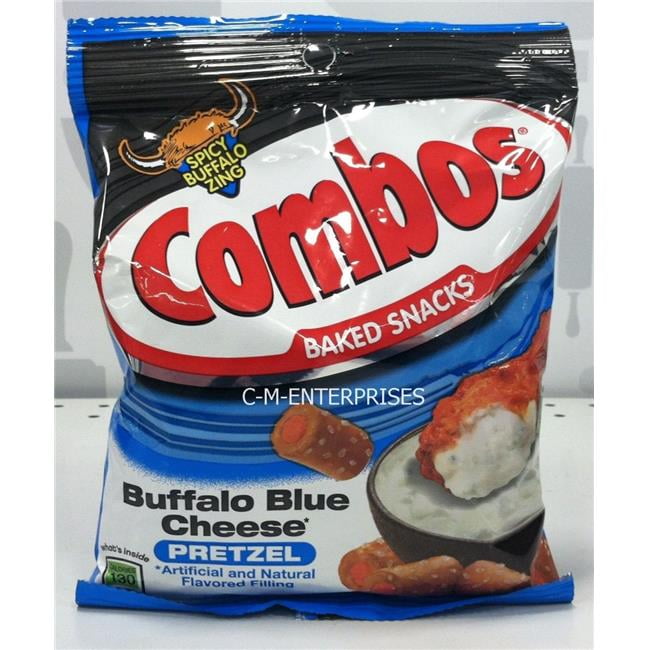 Combos Snacks Buffalo Blue Cheese Baked Pretzel Snacks - 6.3 oz Bag ...