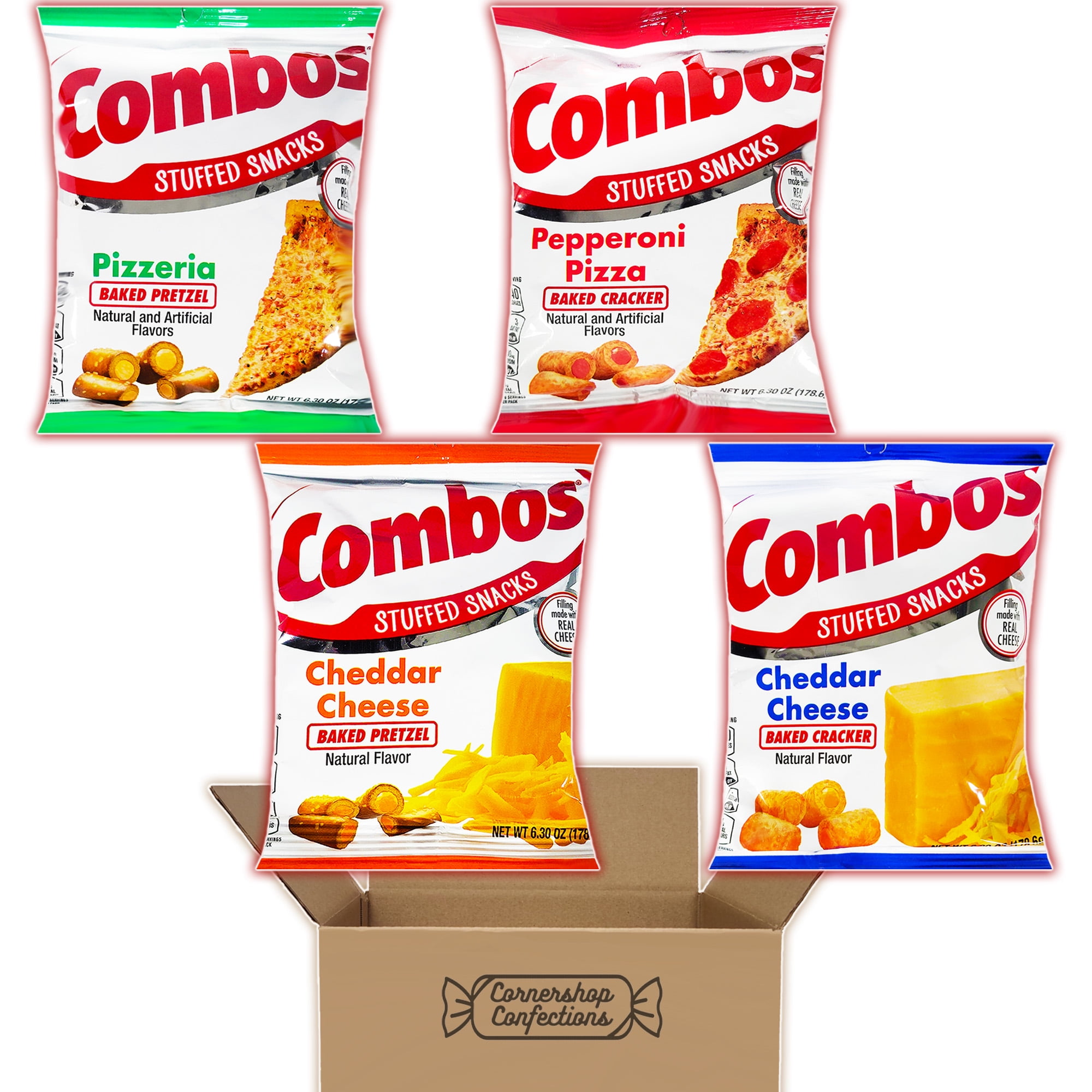 Combos Stuffed Snack 4 Flavors 1 Each Bulk Variety Share Pack ...