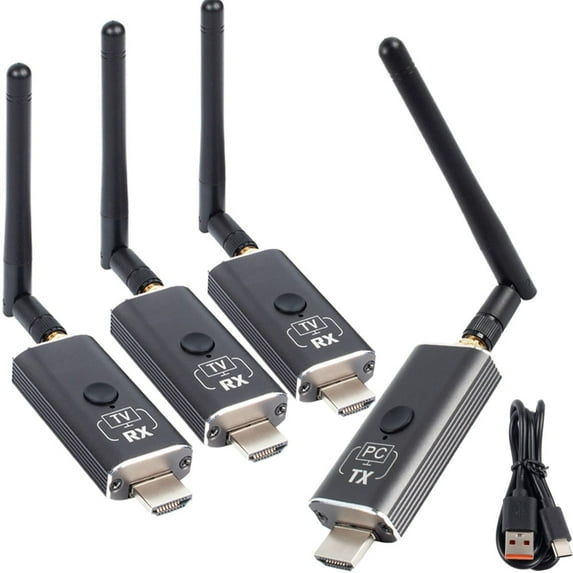 Combos Wireless HDMI Transmitter and Receiver with App Monitor Wireless ...