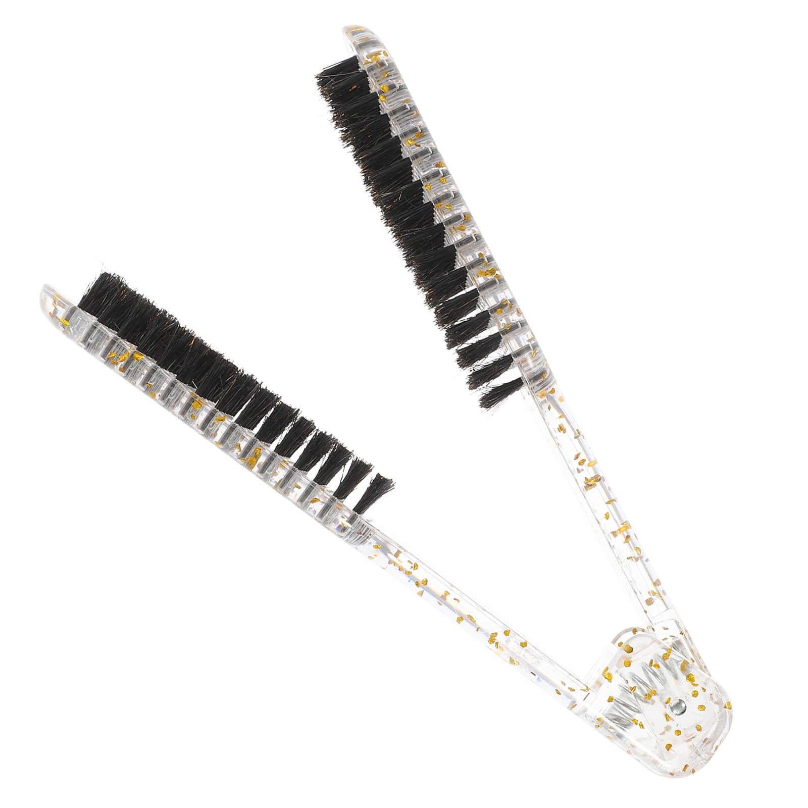 Combs Hair Straightening Transparent Splint V-shaped Ion Ironing Clip ...