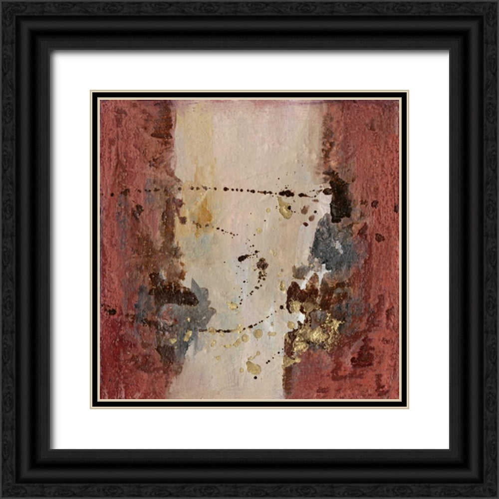 Combs, Joyce 15x15 Black Ornate Wood Framed with Double Matting Museum ...