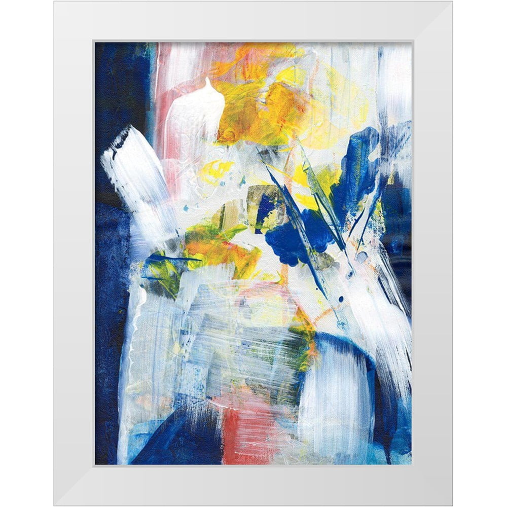 Combs, Joyce 25x32 White Modern Wood Framed Museum Art Print Titled ...