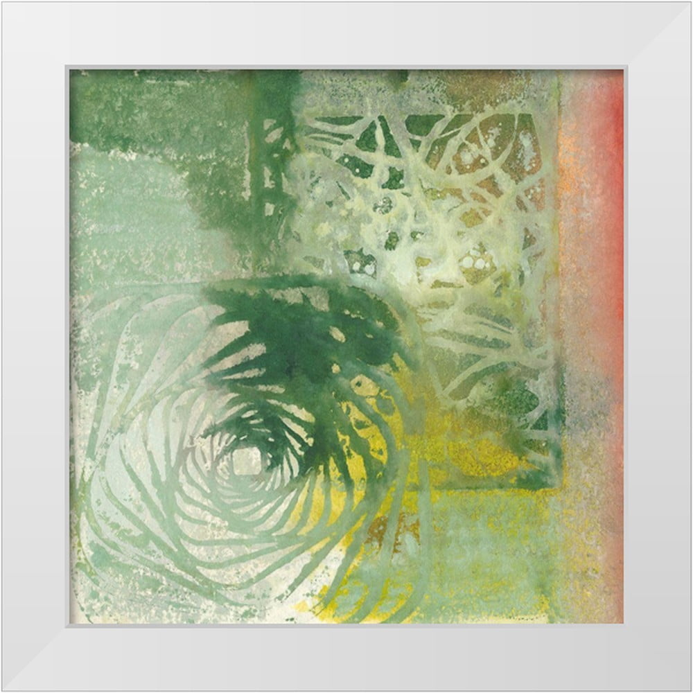 Combs, Joyce 26x26 White Modern Wood Framed Museum Art Print Titled ...