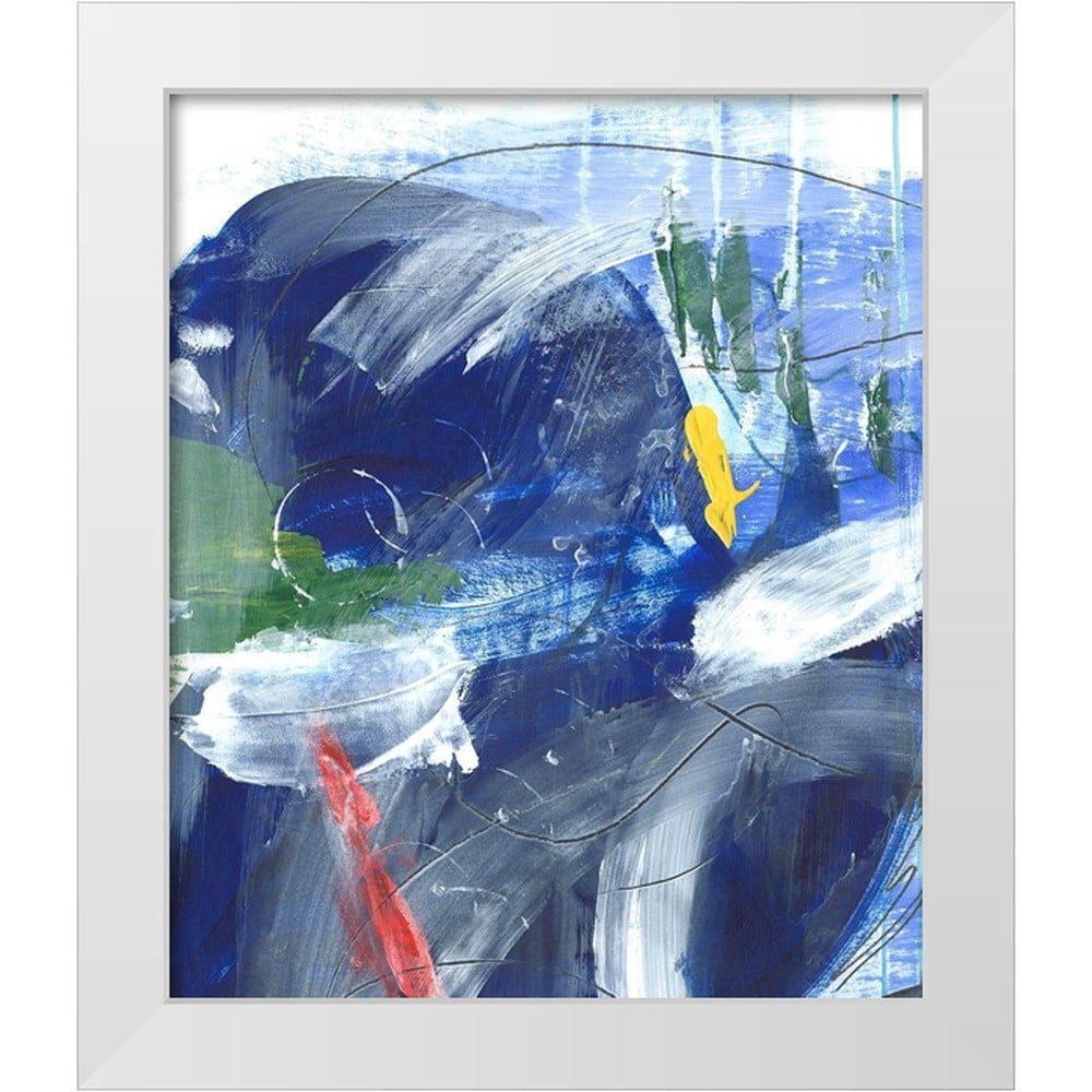 Combs, Joyce 26x30 White Modern Wood Framed Museum Art Print Titled ...