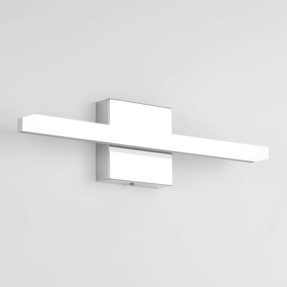Combuh LED Bathroom Vanity Light Lamp 16Inch 9W IP44 Chrome Over Mirror ...