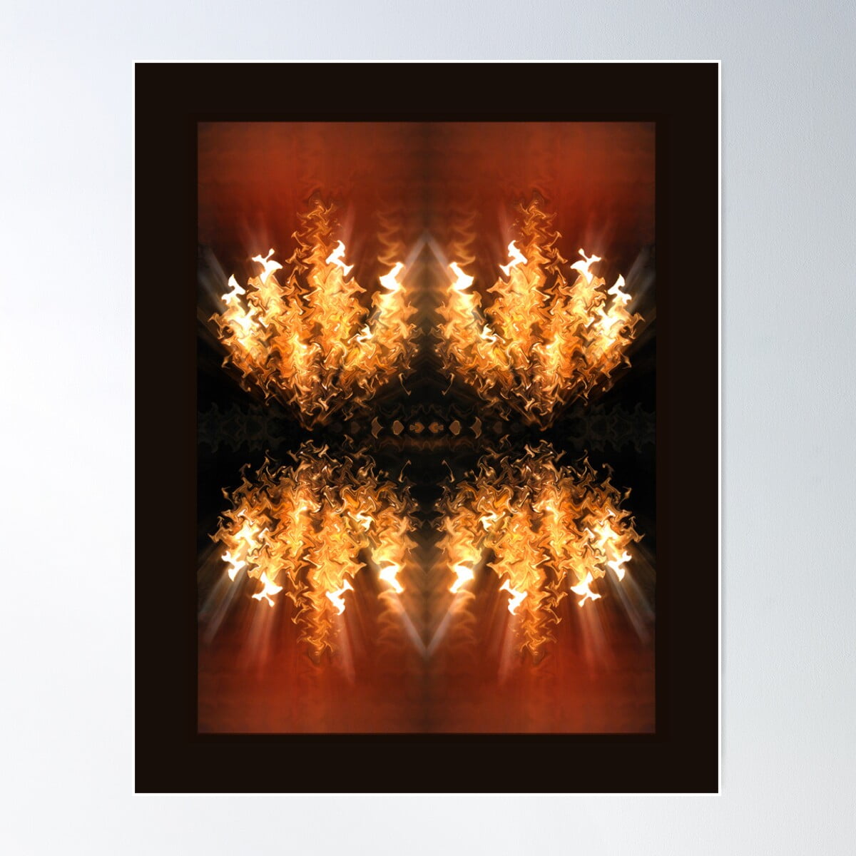 Combustion Poster Wall Art, Modern Wall Decor For Living Room Bedroom ...