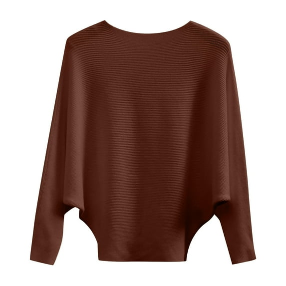 Comdrip Fall Sweater, Women's Autumn and Winter Fasion off The Shoulder ...