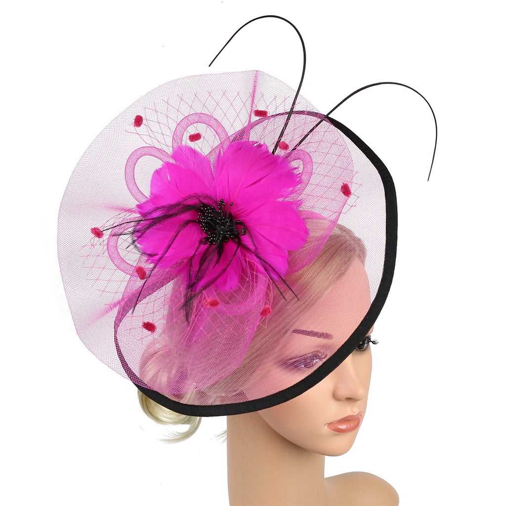 Comdrip Kentucky Derby Hats for Women, Women Girl Fascinators Hair Clip ...