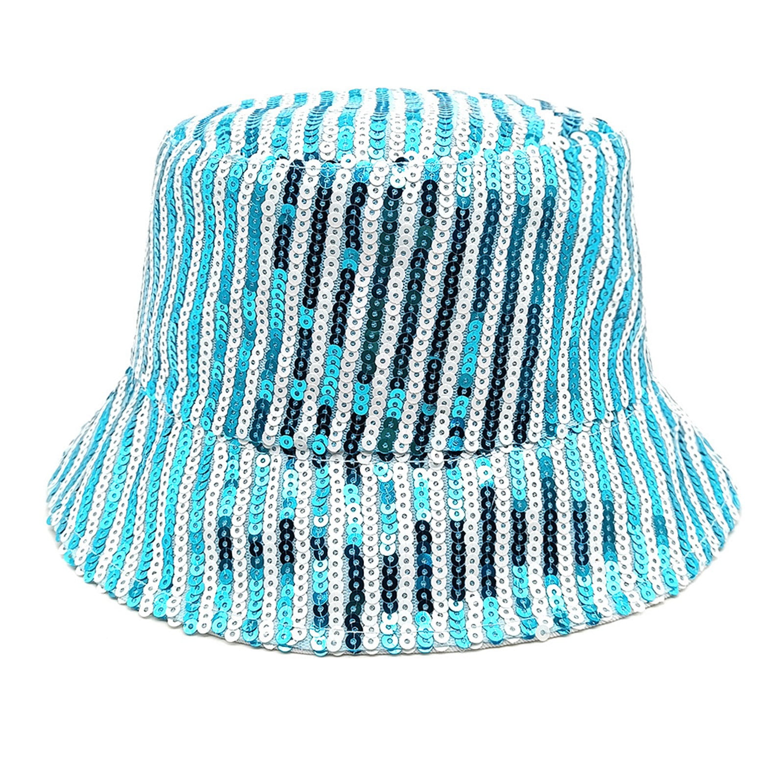 Comdrip Rave Bucket Hat! Sequins Bucket Hat for Women Men Glitter ...