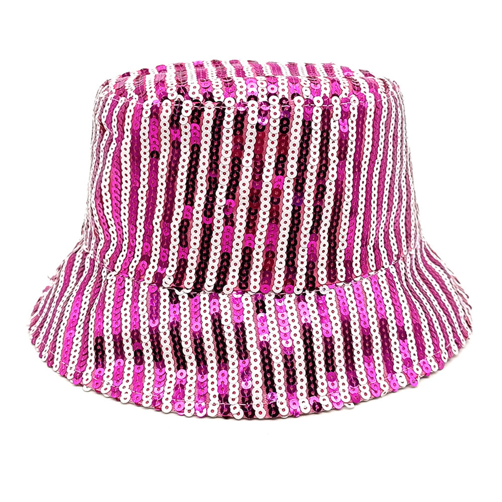 Comdrip Rave Bucket Hat! Sequins Bucket Hat for Women Men Glitter ...