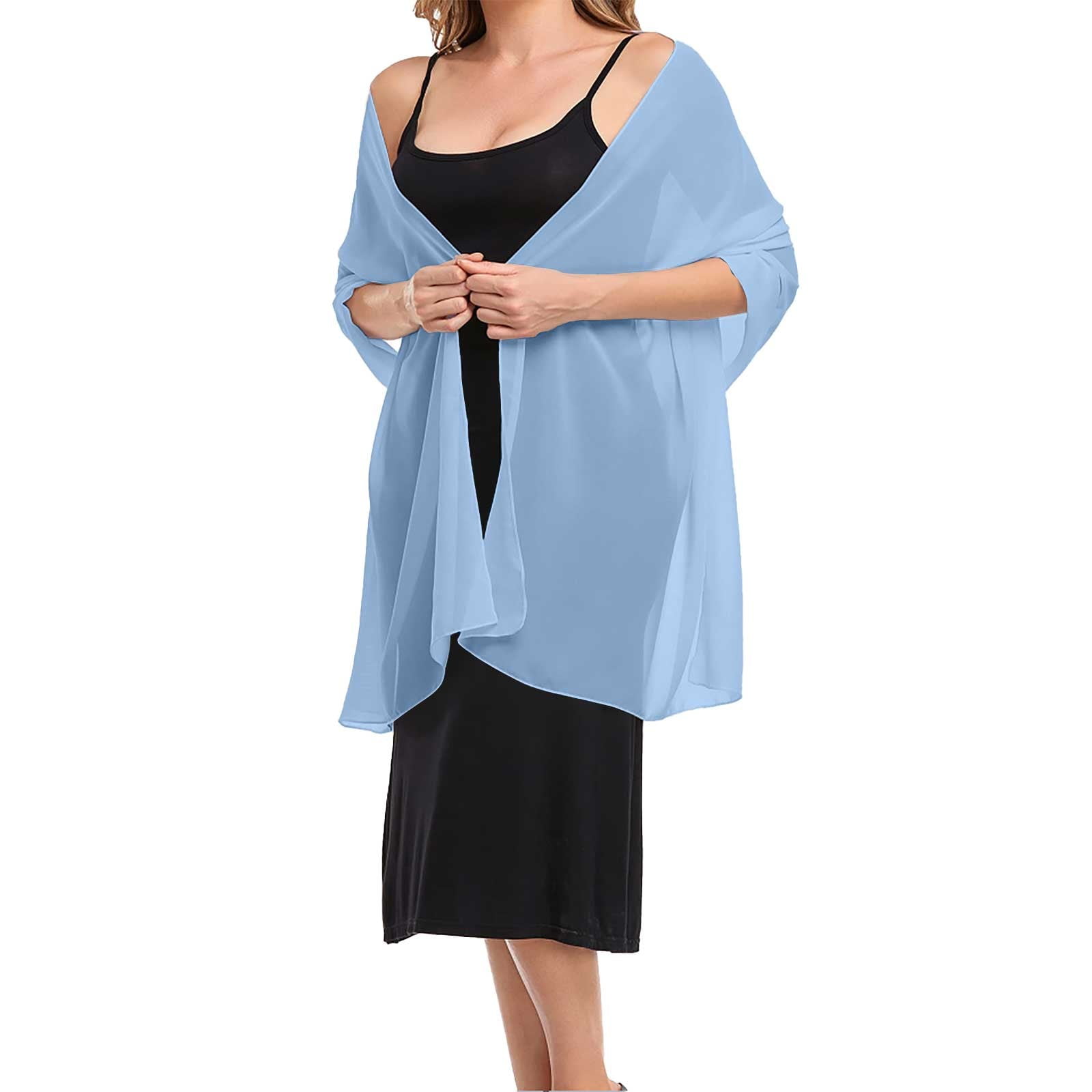 Comdrip Summer Shawl! Shawls and for Evening Dresses Chiffon Women ...