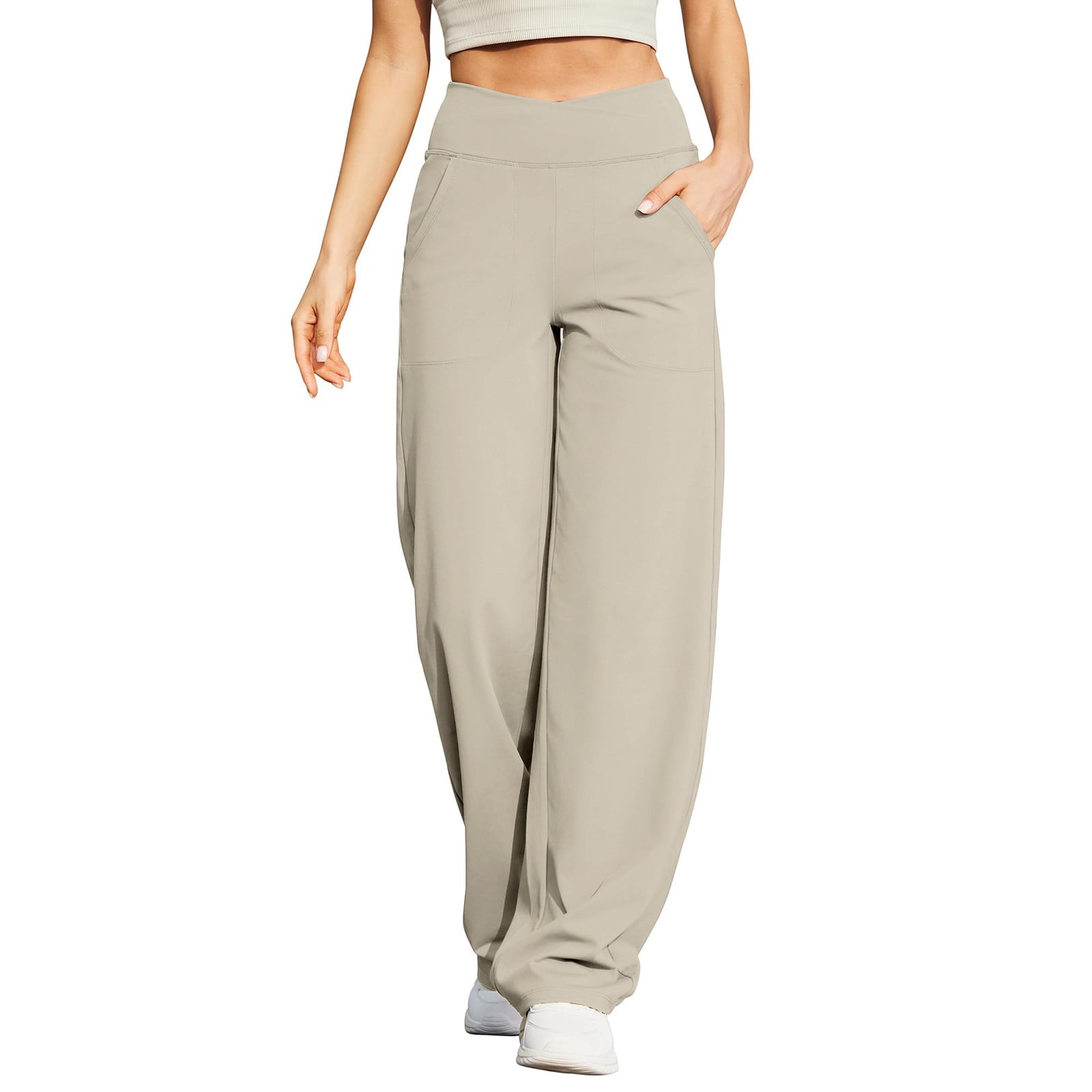 Comdrip Wide Leg Yoga Pants for Women Pants for Womens Workout Wide Leg ...