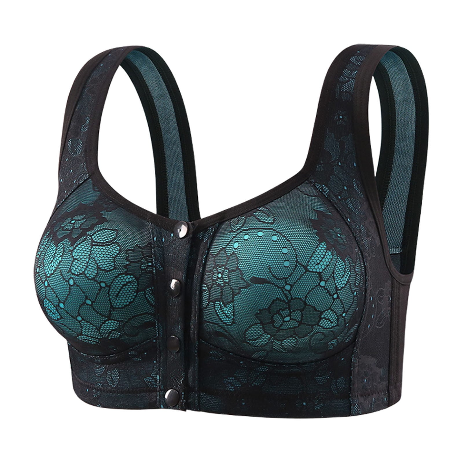 Comdrip Wireless Bras with Support and Lift, Women's Fixed Cup Front ...