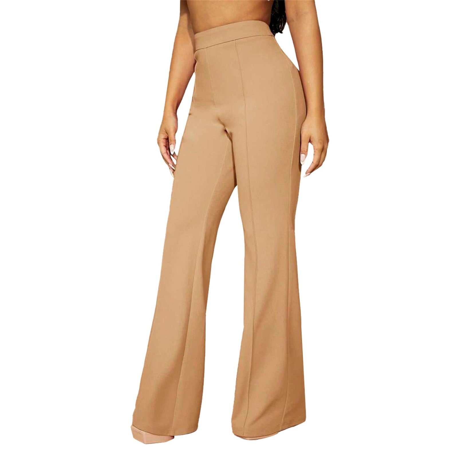 Comdrip Womens Dress Pants, Women's High Waisted Versatile Fashionable ...