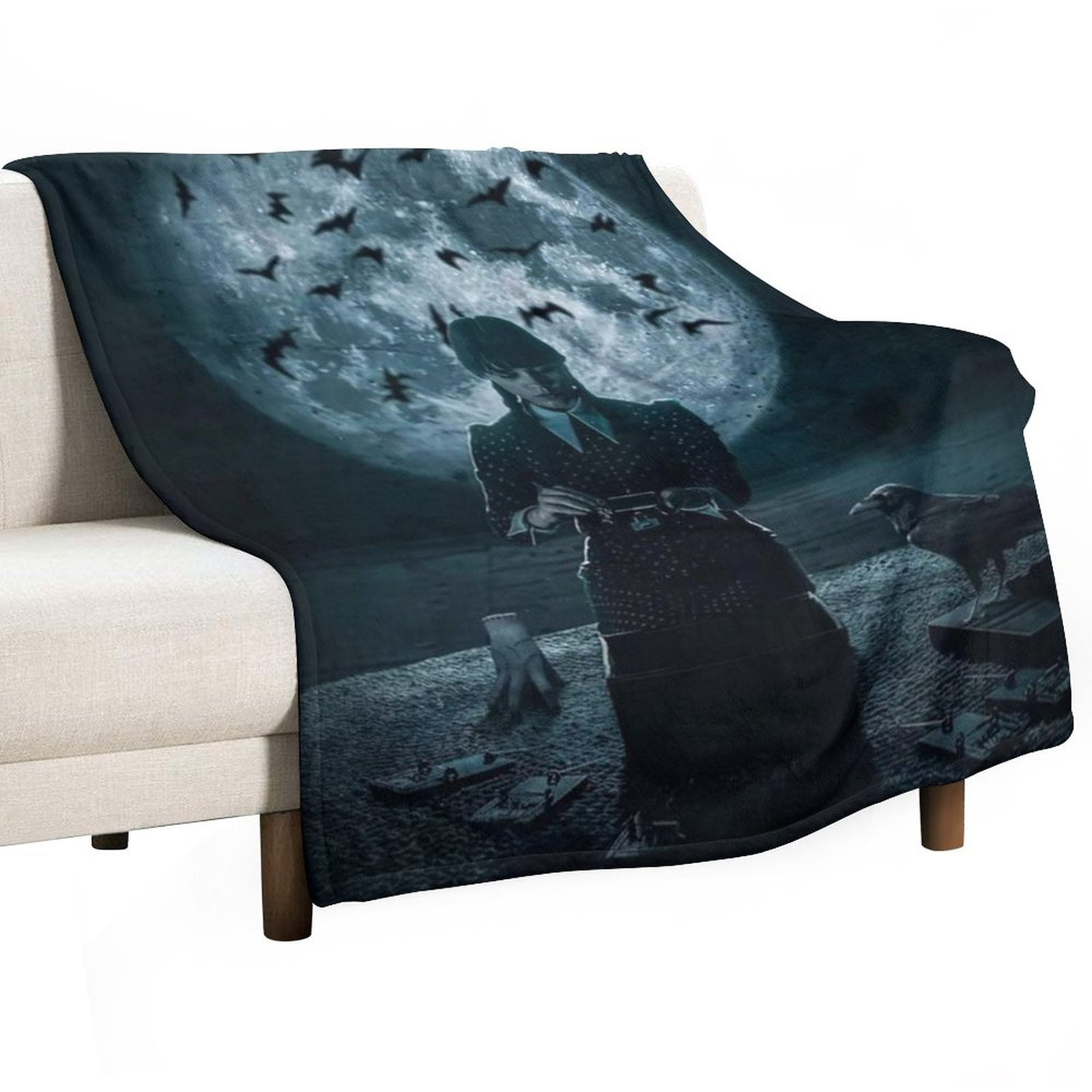 Comdy Wednesday Fuzzy Ultra-Soft Micro Fleece Blanket All Season ...